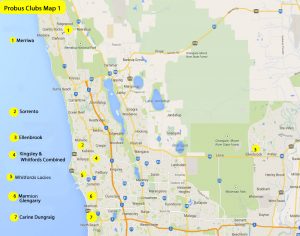 Maps | Probus Association of WA